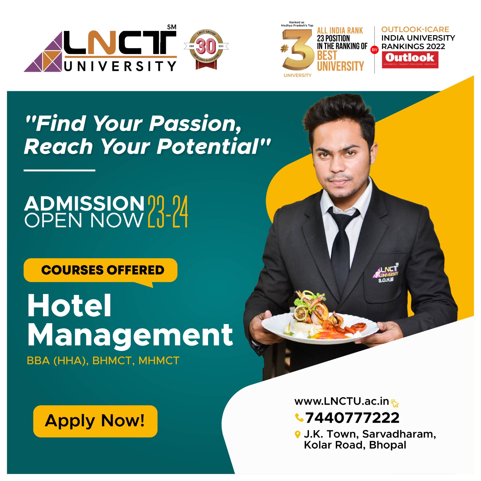 School Of Hotel Management | Central India's leading hospitality institute
