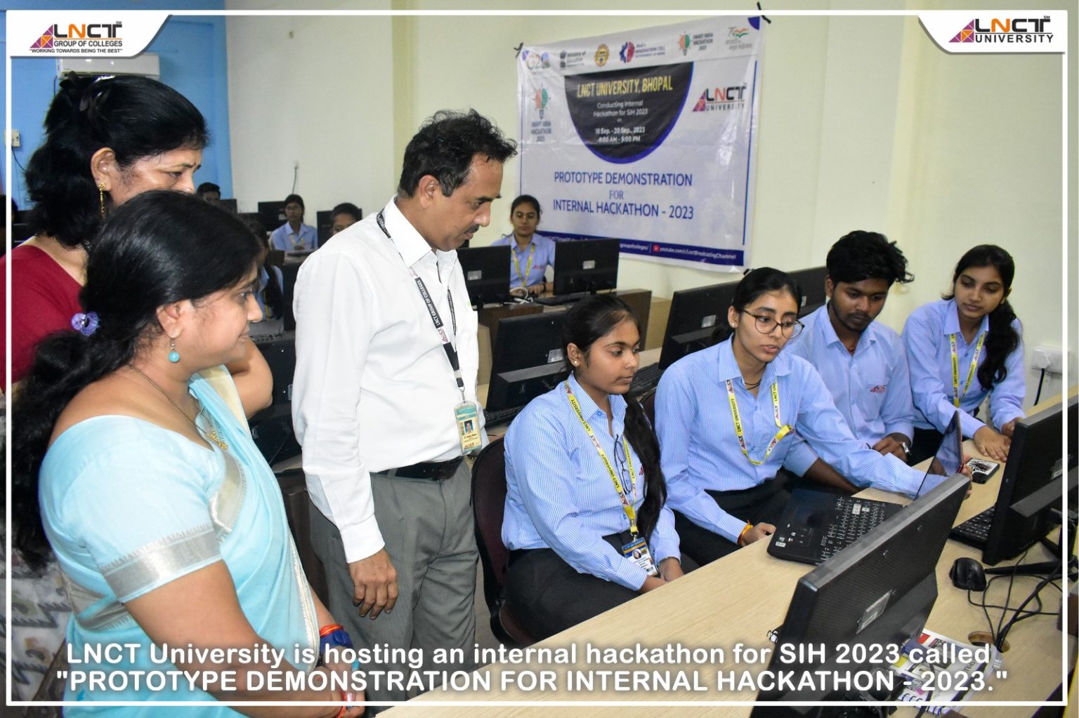 Prototype Demonstration for Internal Hackathon - 2023 - LNCT University