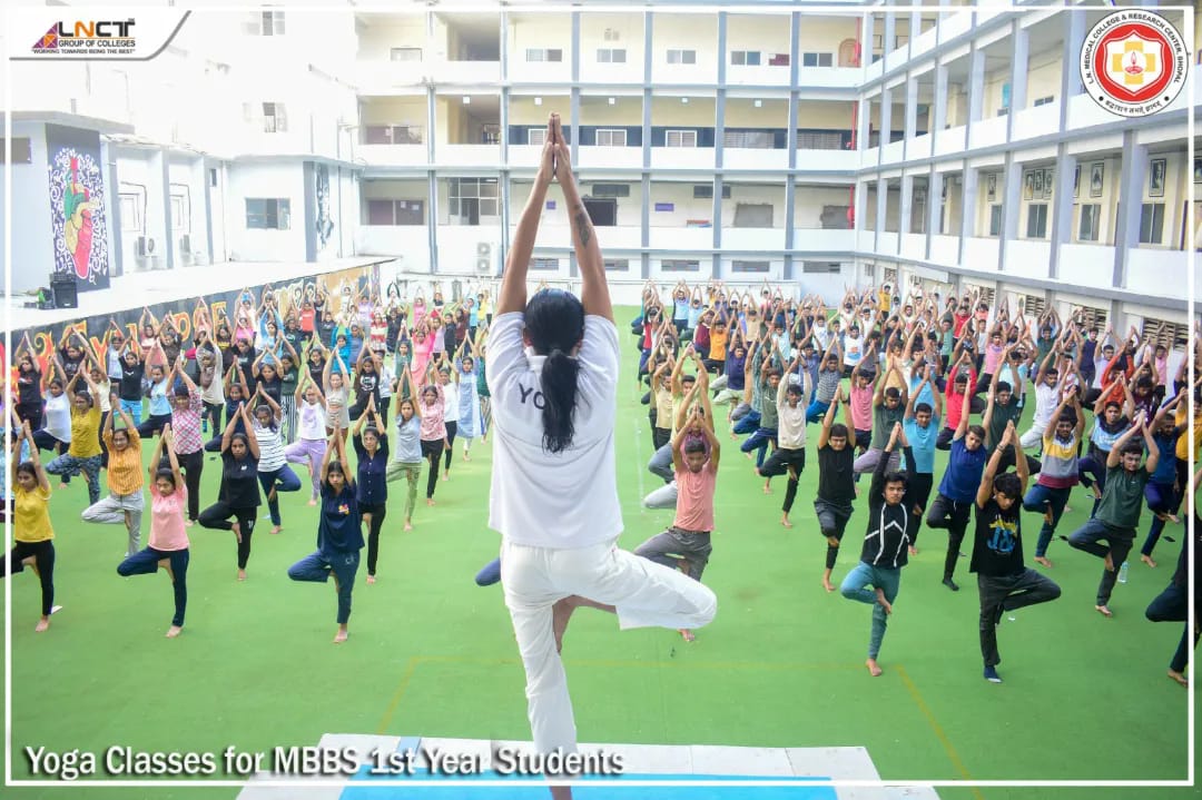 Yoga Classes Foster Tranquility and Balance for LN Medical College's ...