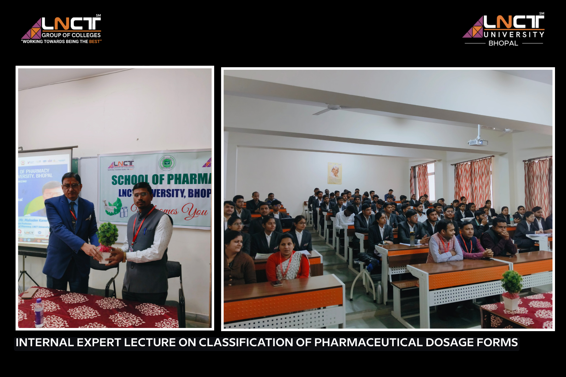 Internal expert lecture on Classification of Pharmaceutical Dosage ...