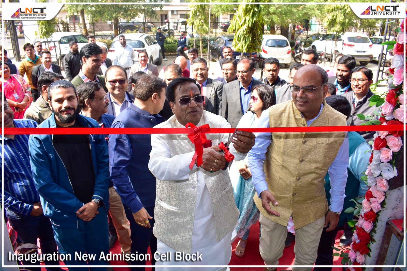 Inauguration New Admission cell Block - LNCT University