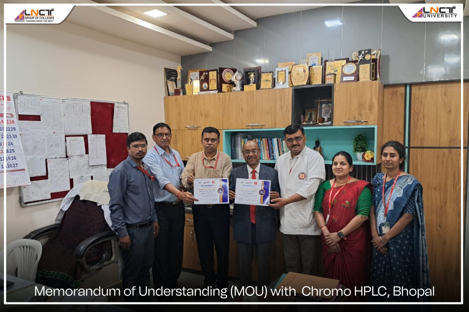 Memorandum of Understanding (MOU) with HPLC Bhopal - LNCT University