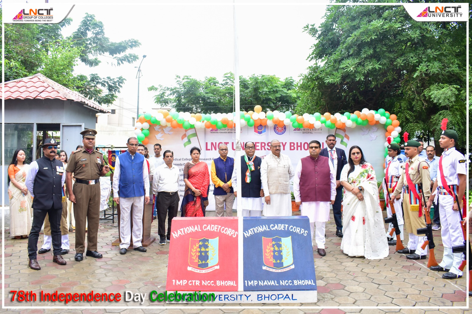 78th Independence day celebrations - LNCT University