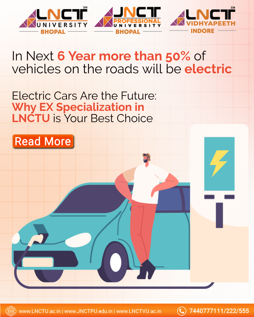 LNCT University's B.Tech (EX) with Specialization of Electric Vehicles ...