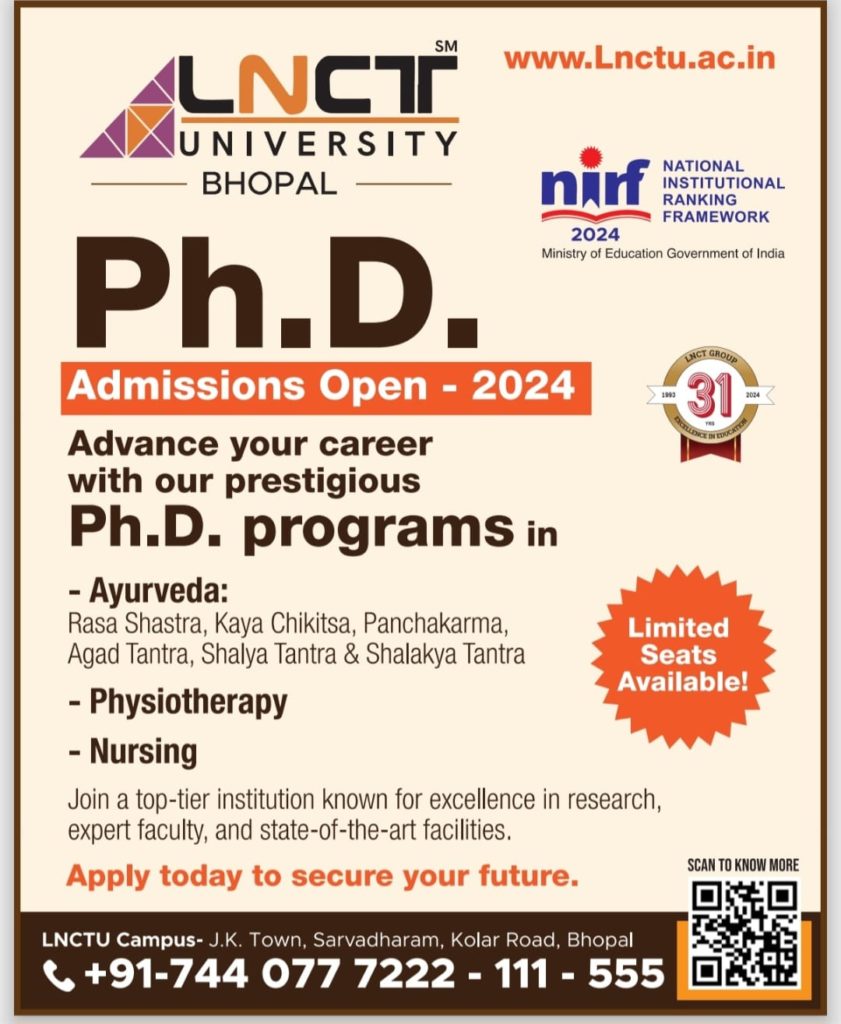 Ph.D at LNCT University: Advance Your Research Career