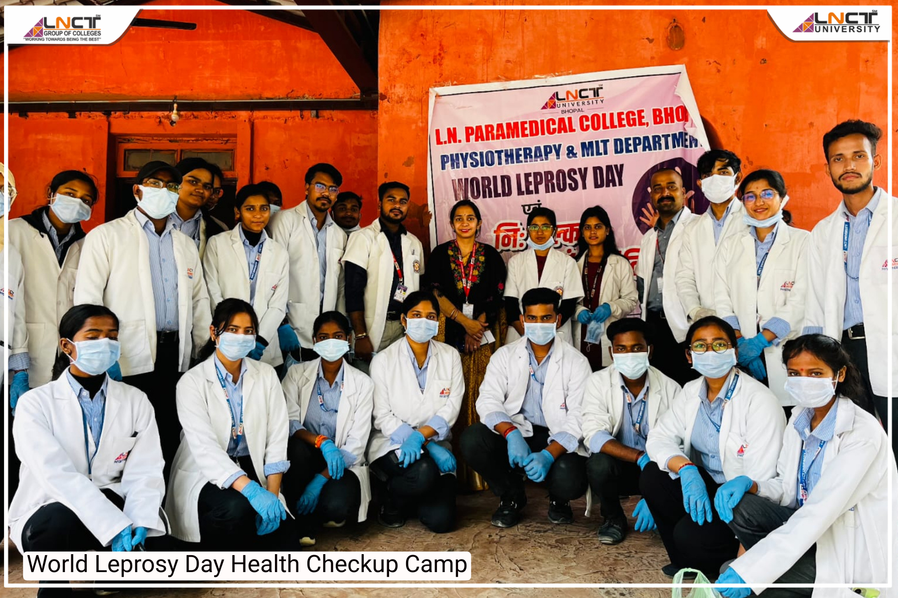 On World Leprosy Day 30/01/2026, Faculty of Paramedical, - LNCT University