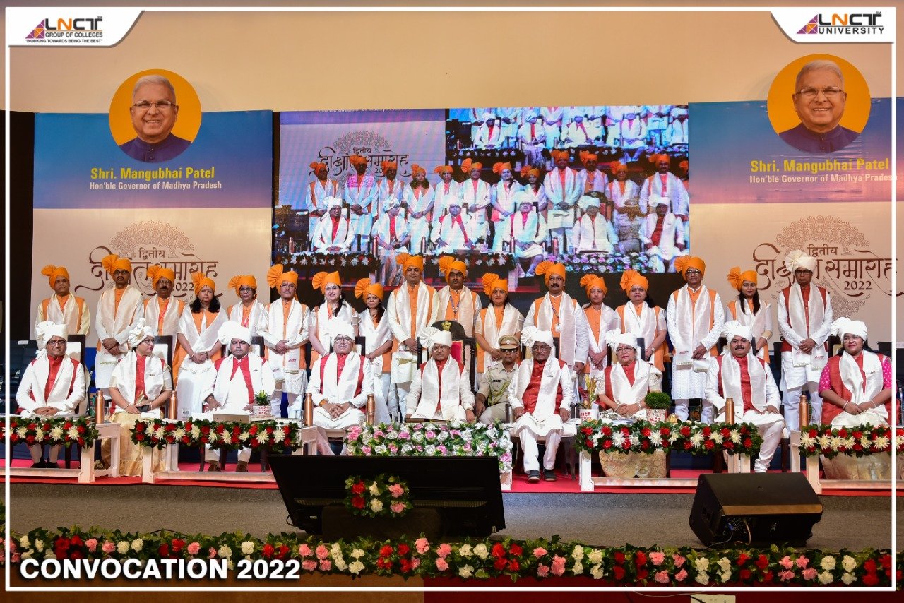 Grand celebration of convocation ceremony at LNCT University
