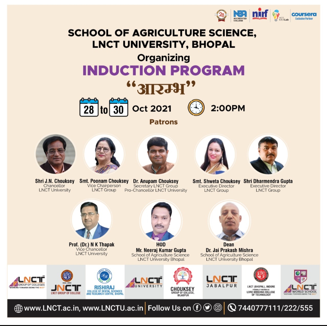 School of Agriculture Science, LNCT University Bhopal in going to ...
